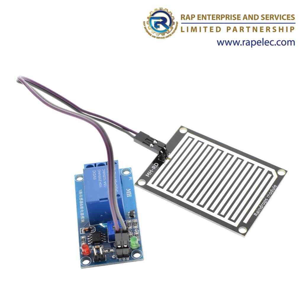 Rain water sensor Detection module With DC 5V 12V Relay Control Module ...