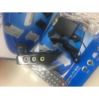 Mtv Box Hd Lcd Crt Tv Box Av To Vga กล่องรับสัญญาณทีวีพร้อมรีโมทควบคุม ...