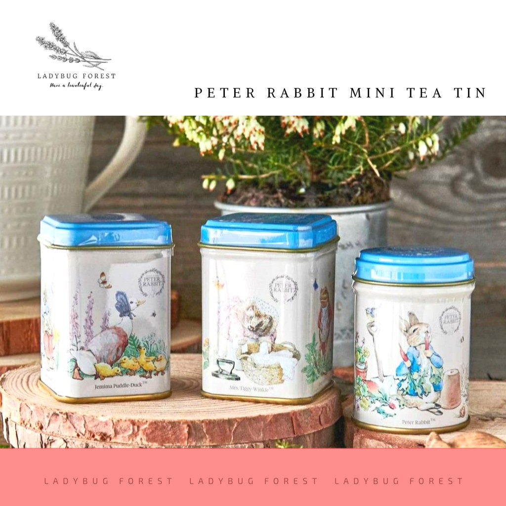 [พร้อมส่ง] Peter Rabbit Mini Tea Tin New English Teas Beatrix Potter ชา ...
