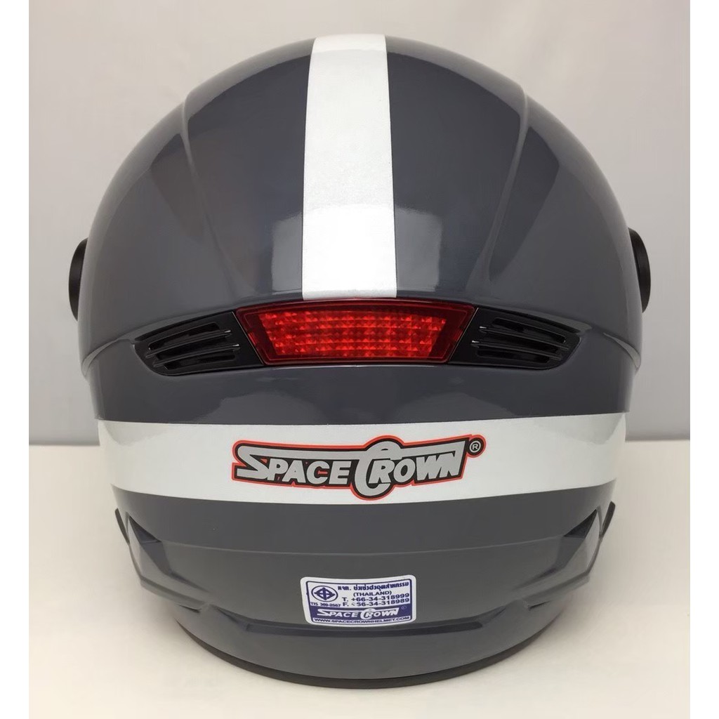 SPACE CROWN หมวกกันน็อค รุ่น ALPHA | Shopee Thailand