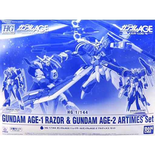 [P-Bandai ] Gundam Model HG Age Gundam Age-1 Razor & Gundam Age-2 Artimes Set | Shopee Thailand