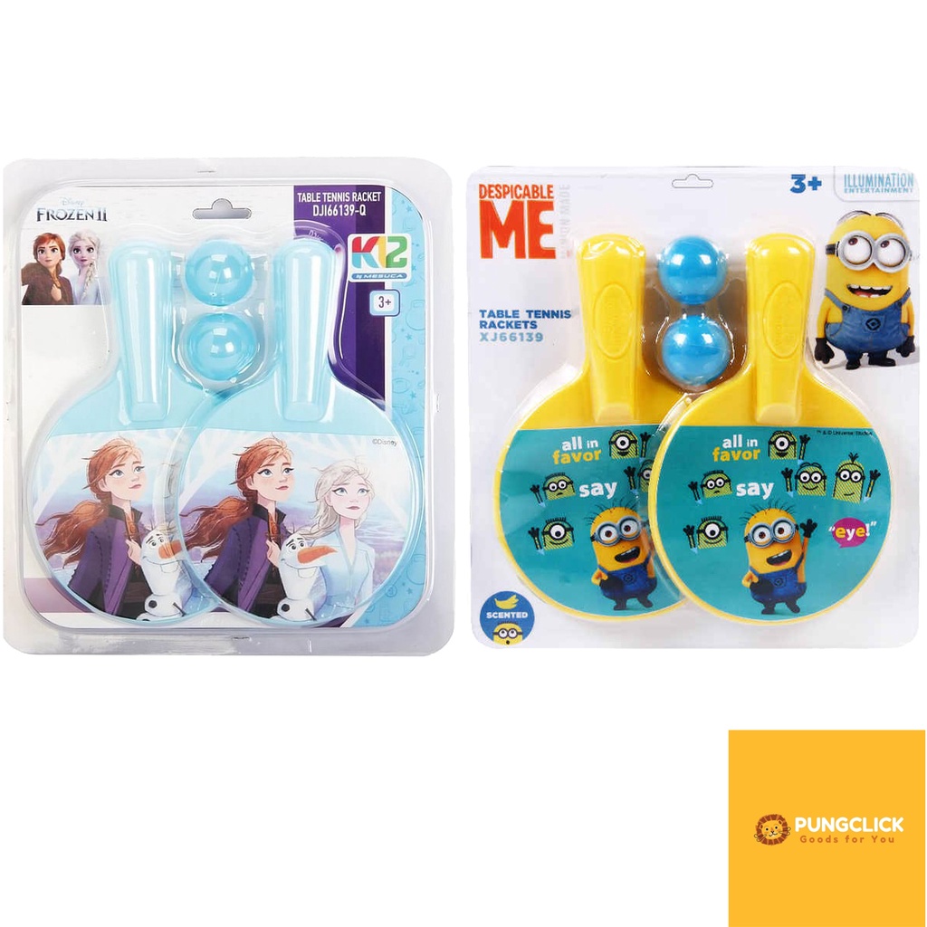 Mesuca ไม้ตีปิงปองของเล่น Disney Frozen และ Minion Table Tennis Racket ...