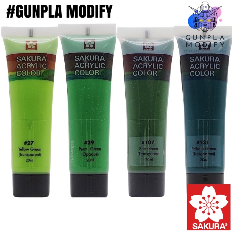 SAKURA Acrylic Color สีอะคริลิค ซากุระ ขนาด 20 ml | Shopee Thailand