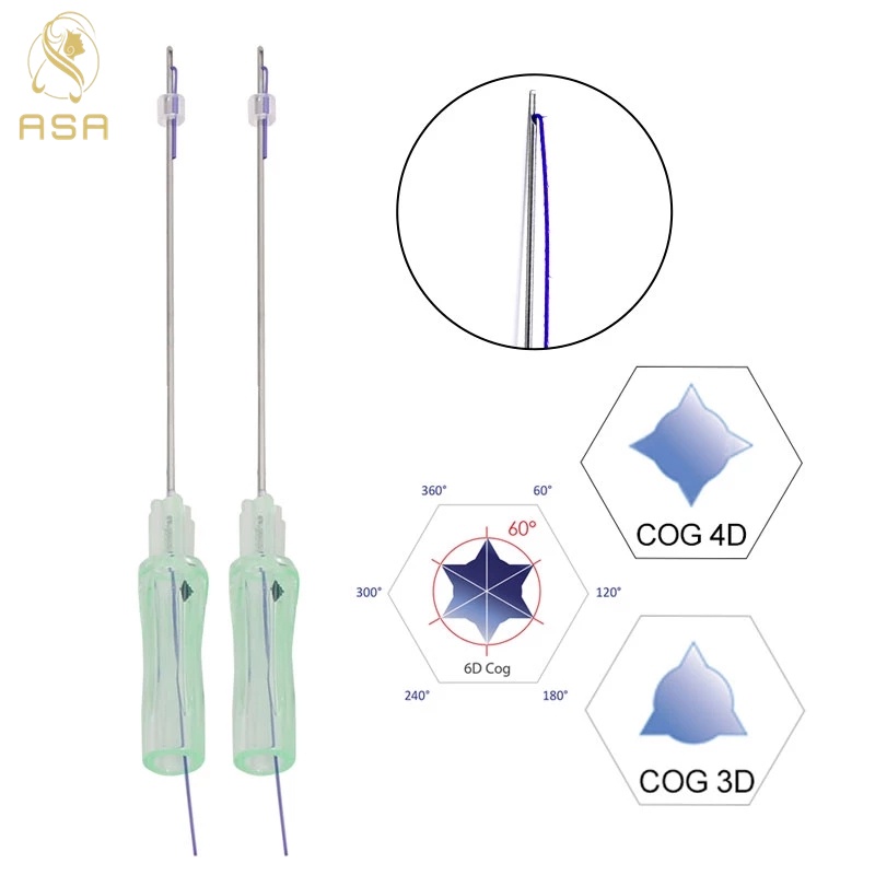 2022 Sale Pdo Thread Lift COG 3D 4D 6D Fish Bone Mono screw Lift Nose ...