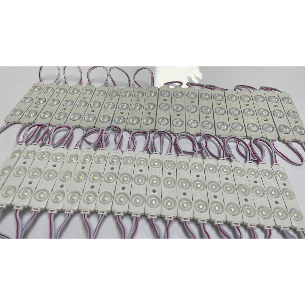 ไฟโมดูล กันน้ำ Backlight DC12V 3 Chips SMD2835 LED Module Light ...