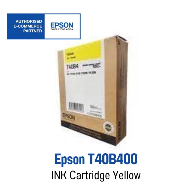 Epson INK หมึกตลับ T40B4 YELLOW หมึกแท้ (SC-T3130 / T3130N / T3130M ...