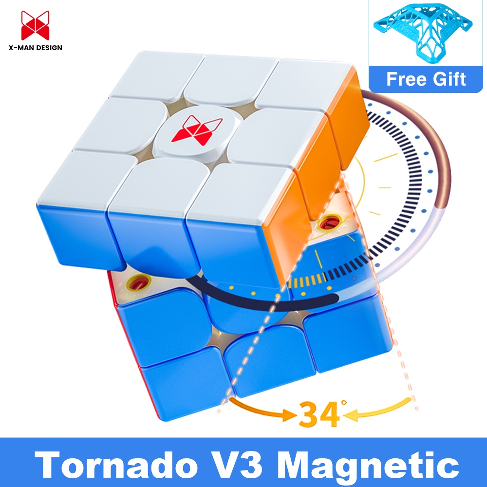 Qiyi XMD Tornado V3 M รูบิคปริศนา ความเร็ว 3x3x3 3x3 3×3 Cubo Magico | Shopee Thailand