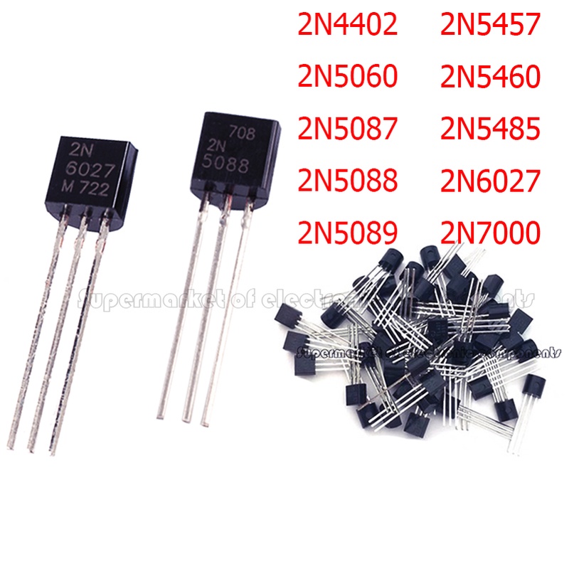 ทรานซิสเตอร์ TO-92 2N4402 2N5060 2N5087 2N5088 2N5089 2N5457 2N5460 ...