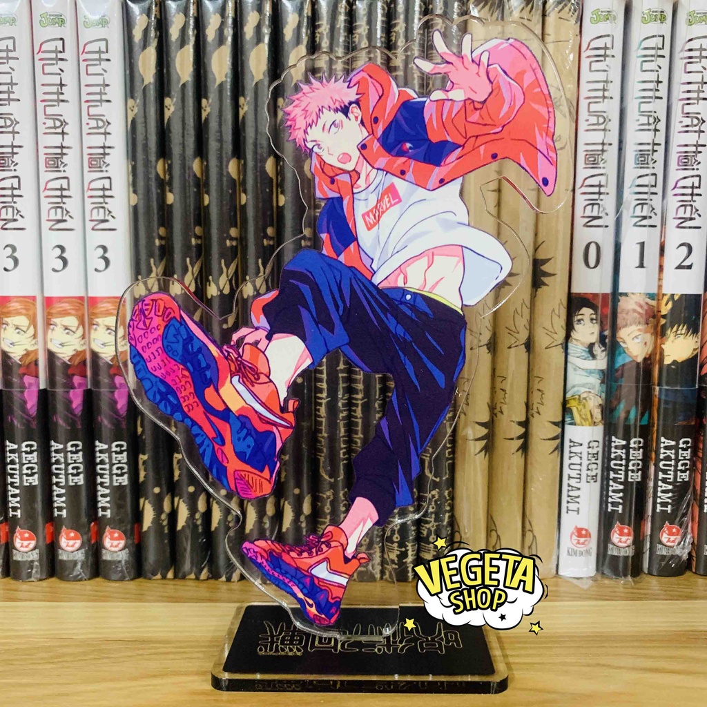 Standee อะคริลิค Mica 2 ด ้ านรูปปั ้ น Jujutsuuka Itadori Sukuna Gojo ...