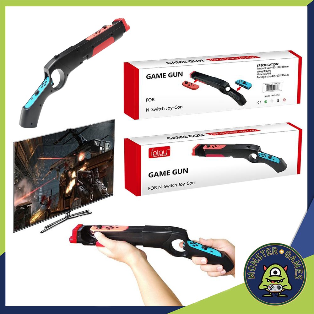 iPlay Game Gun for Nintendo Switch Joy Con (iPlay joycon)(กริปปืน ...