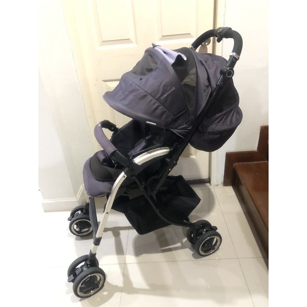 รถเข็นเด็ก Combi รุ่น Miracle Turn ELEGANT FD-600 (combi diaclasse) มี Egg Shock | Shopee Thailand