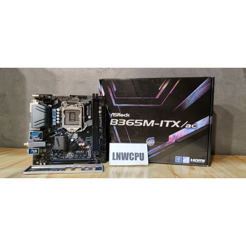 เมนบอร์ด Asrock B365M-ITX/ac มือสอง | Shopee Thailand