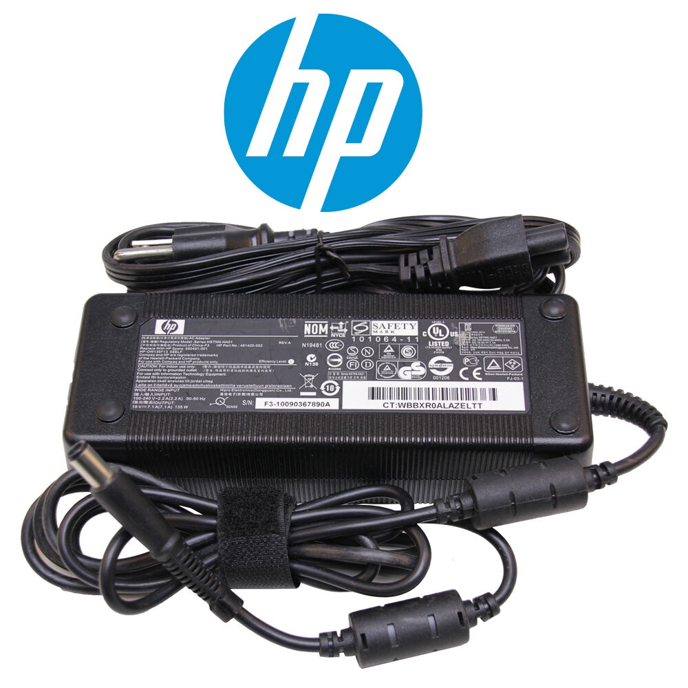 HP Compaq Ultra-Slim Small Form PC AC Adapter Power Supply Charger 135W ...