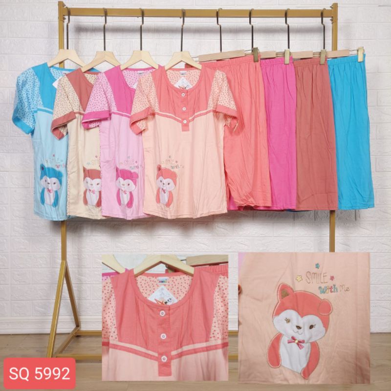 AMRO 3⁄4 ชุดนอนมาตรฐาน / ป้ายสีขาวทุกขนาด 5980, 5100 ปุ่มเต็ม, 5816 ...