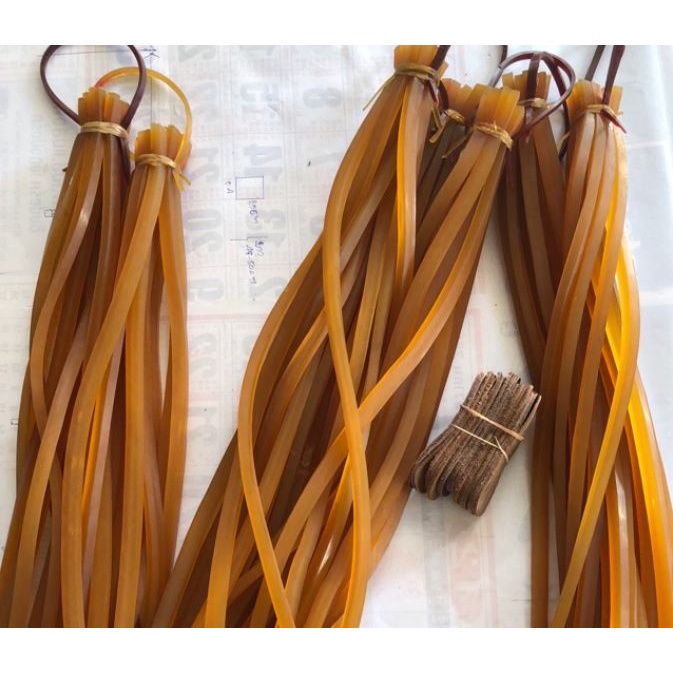 หนังยางสติ๊ก กลม พร้อมหนังรอง เหนียวขาดยาก ความยาว 50 CM คุณภาพดี พร้อม ...