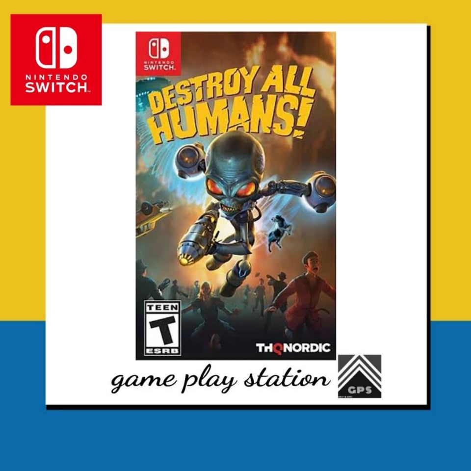 nintendo switch destroy all humans ( english zone 1 ) | Shopee Thailand