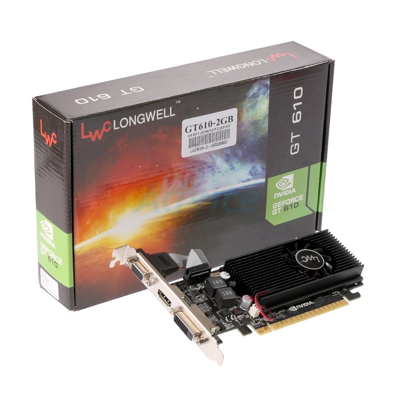 VGA LONGWELL GEFORCE GT 610 - 2GB DDR3 | Shopee Thailand