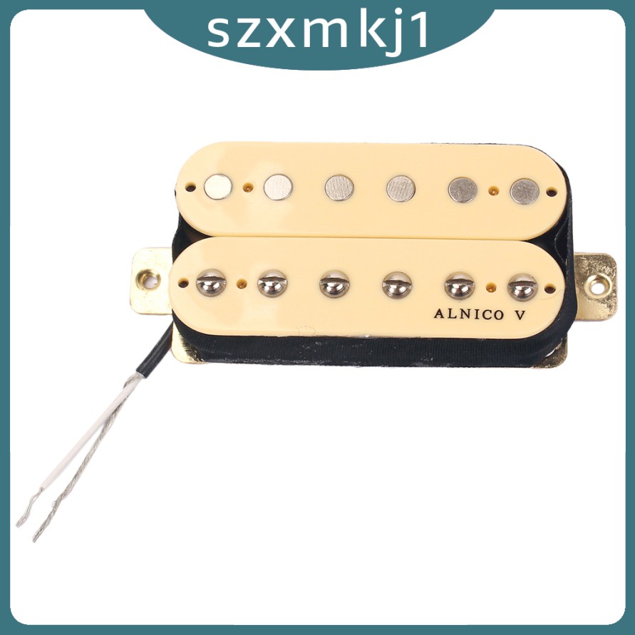 ปิ๊กอัพฮัมบัคเกอร์ไฟฟ้า Alnico 5 สําหรับกีตาร์ไฟฟ้า ST SG Accs 50 52 ...