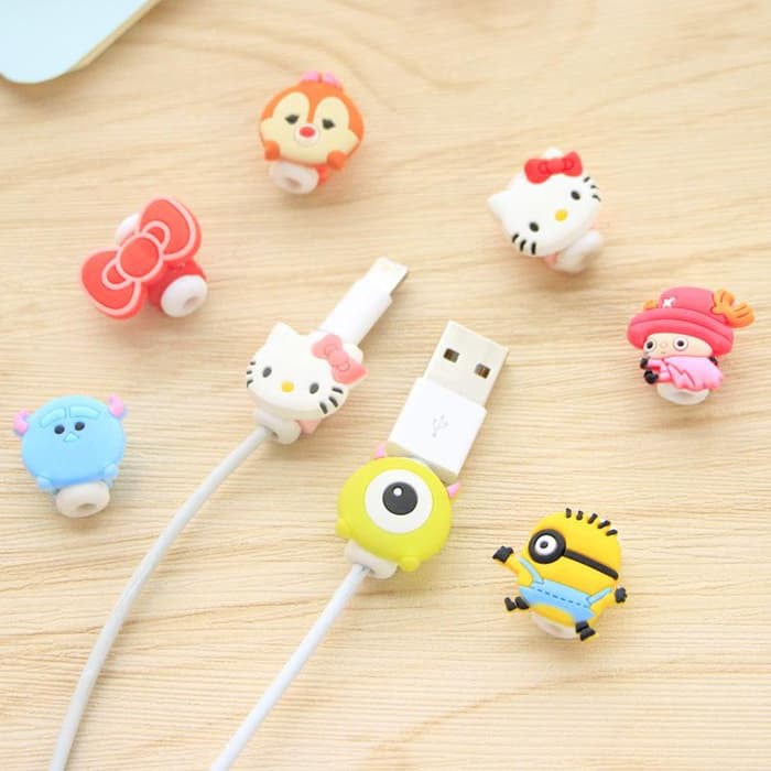 Character Cable End Protector Safety Cable Cord Protector Carto Smart ...