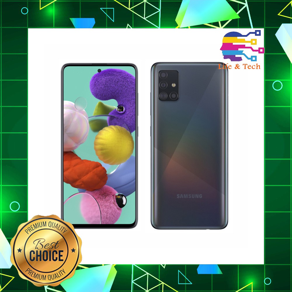 Samsung Galaxy A51 A515F DSN (Dual SIM, 128GB/8GB, Prism Crush Black ...