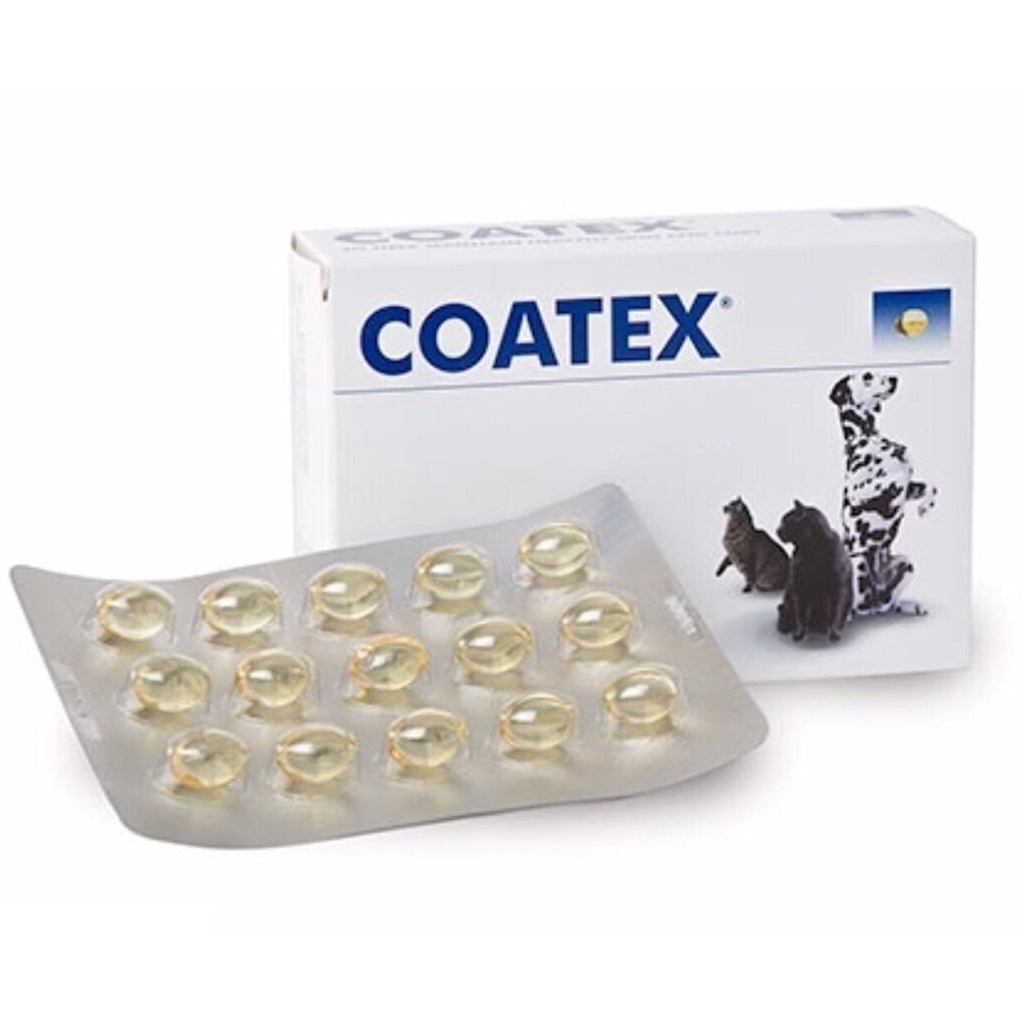 COATEX (60 เม็ด) โค้ทเท็คซ์ [Exp.03/2026] อาหารเสริม บำรุงขน ผิวหนัง ...
