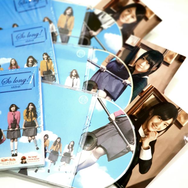 AKB48 ซิงเกิ้ลที่ 30 "So Long" Regular Edition Type A, K & B CD+DVD+รูปเรกุ | Shopee Thailand