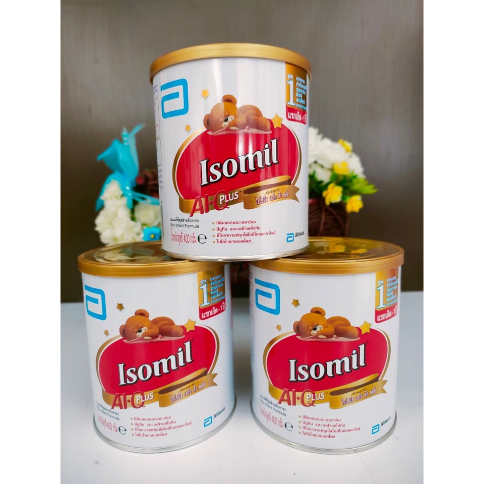 Isomil AI Q Plus 1 400 g. ไอโซมิล เอไอ คิว พลัส สูตร 1 400 กรัม Exp 31 ...