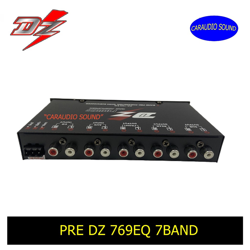 ปรีแอมป์ DZ POWER รุ่น DZ-769 EQ ราคา 475 บาท แยกซับได้ เสียงดี ปรี โม ...