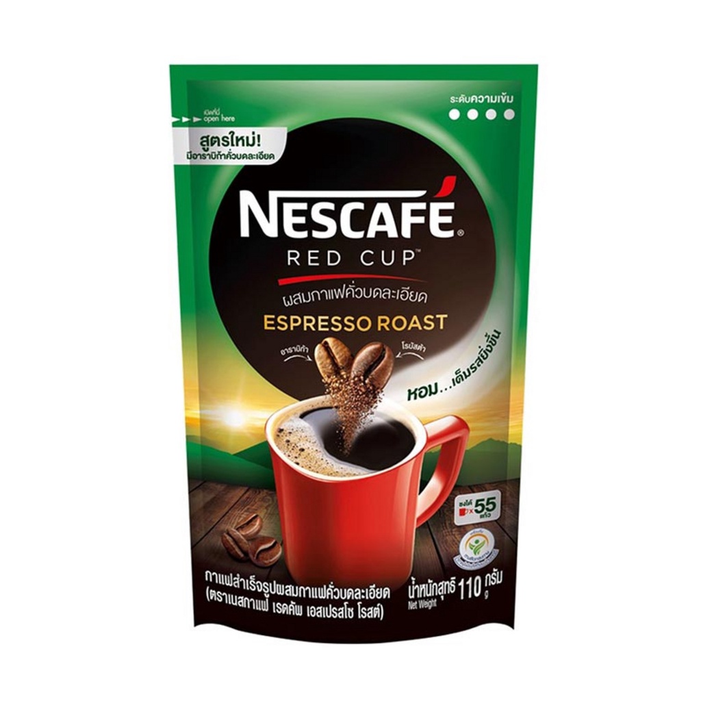 NESCAFE RED CUP เนสกาแฟ เรดคัพเอสเปรสโซ 110 กรัม | Shopee Thailand
