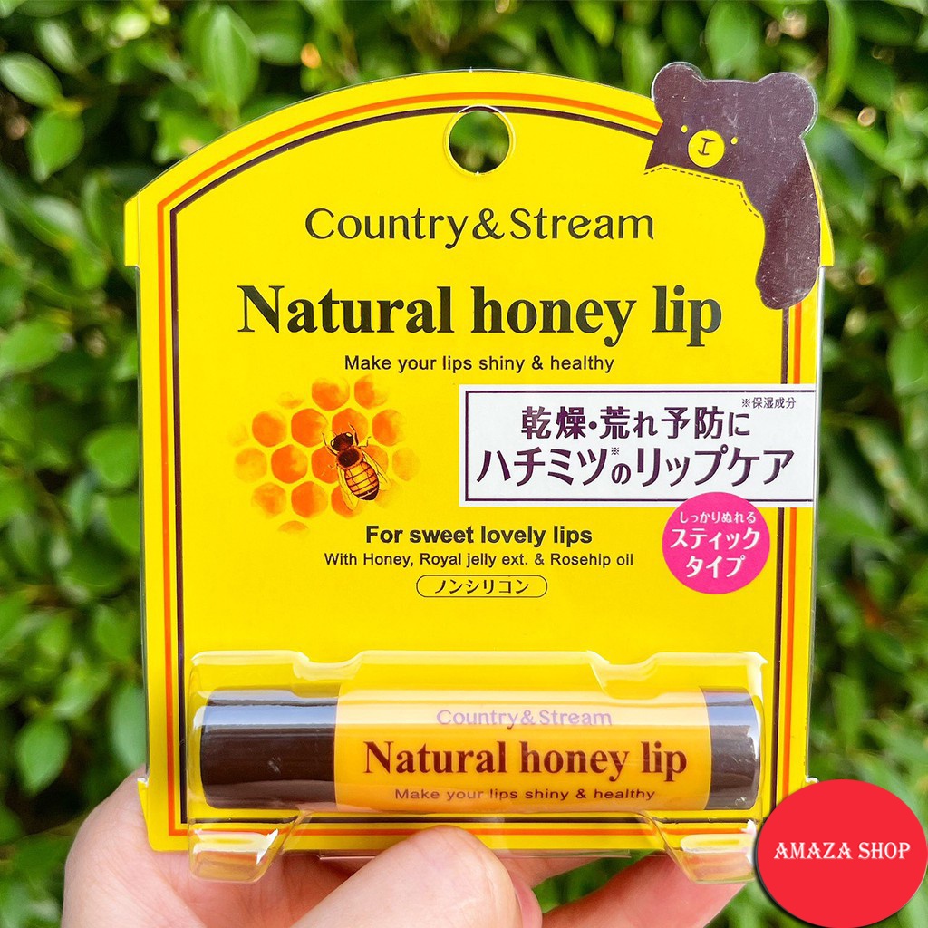 [พร้อมส่งทันที] Country & Stream Natural Honey Lip HM ลิป น้ำผึ้ง นมผึ้ง ธรรมชาติ ลิปหมี จาก ...