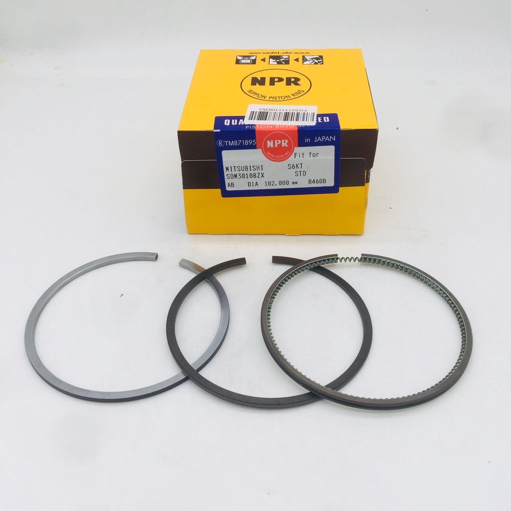 แหวนลุกสูบ MITSUBISHI S6K-T # STD ยี่ห้อ NPR PISTON RING | Shopee Thailand
