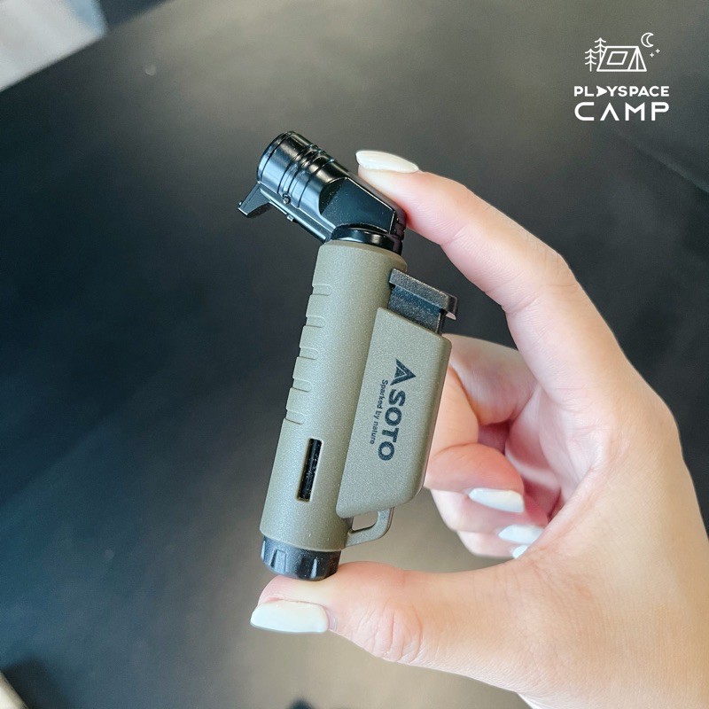 Soto ST-486 ที่จุดไฟฟู่ พกพา (สีเทา/สีน้ำตาล) | Shopee Thailand