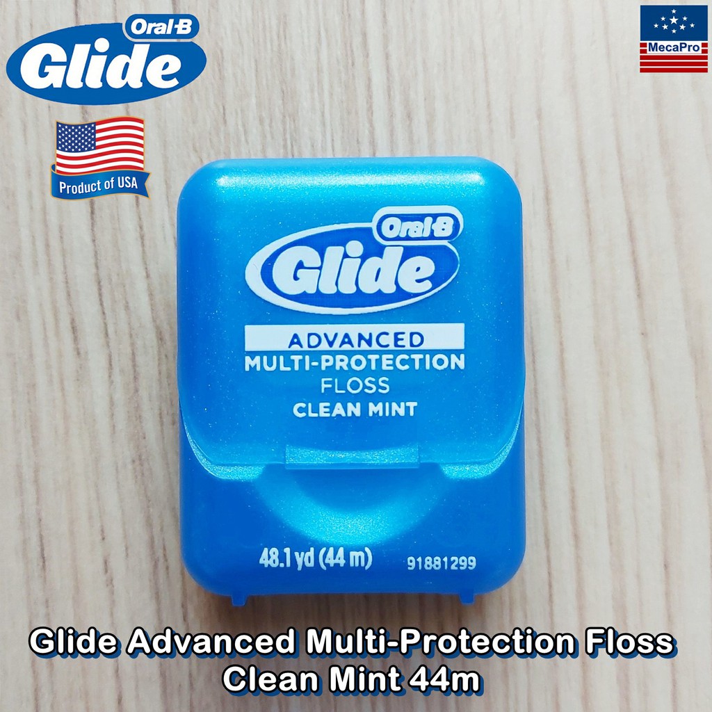 Oral-B® Glide Advanced Multi-Protection Floss Clean Mint 44m ไหมขัดฟัน ออรัลบี ไกลด์ แอดวานซ์ ...