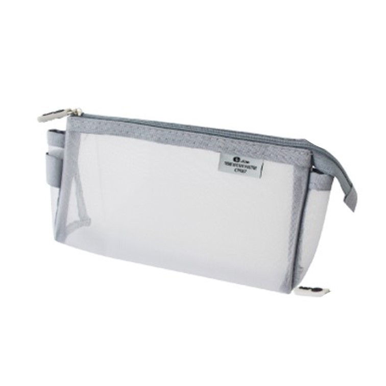 กระเป๋าดินสอตาข่าย ตราอีไฟล์ e'file ขยายก้นได้ รุ่น CPK87 มี 3 สี ดำ เทา ขาว ขนาด 5x20x10 ซม. ...