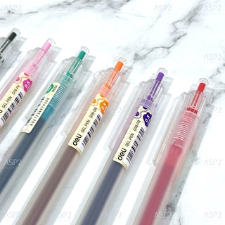 ปากกาเจลสี เดลี่ Deli GEL PEN รุ่น Delight G118ขนาด 0.5 มม. ปากกาสี ปาก ...