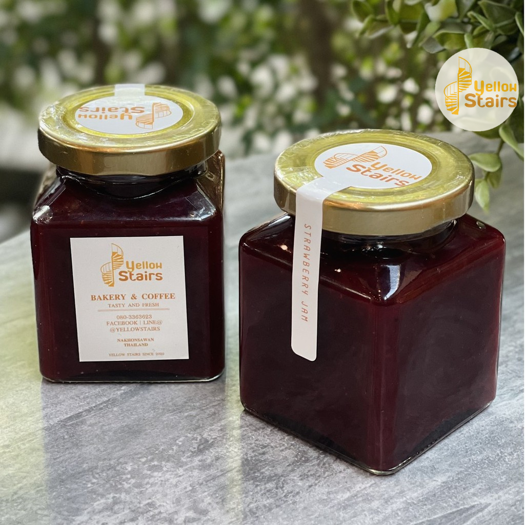 แยมสตรอเบอร์รี่โฮมเมดแท้ 100% (Strawberry Jam) | Shopee Thailand