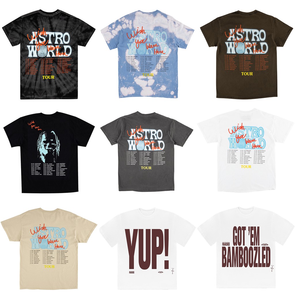 เสื้อทราวิส Travis Scott ASTROWORLD Collection ( ของแท้จาก Official ...