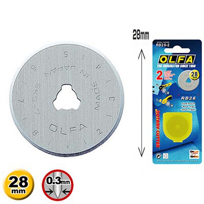 ใบมีดกลม Olfa รวมทุกรุ่น Spare Blade no. RB18 RB28 RB45 RB60 PRB18 PRB28 | Shopee Thailand