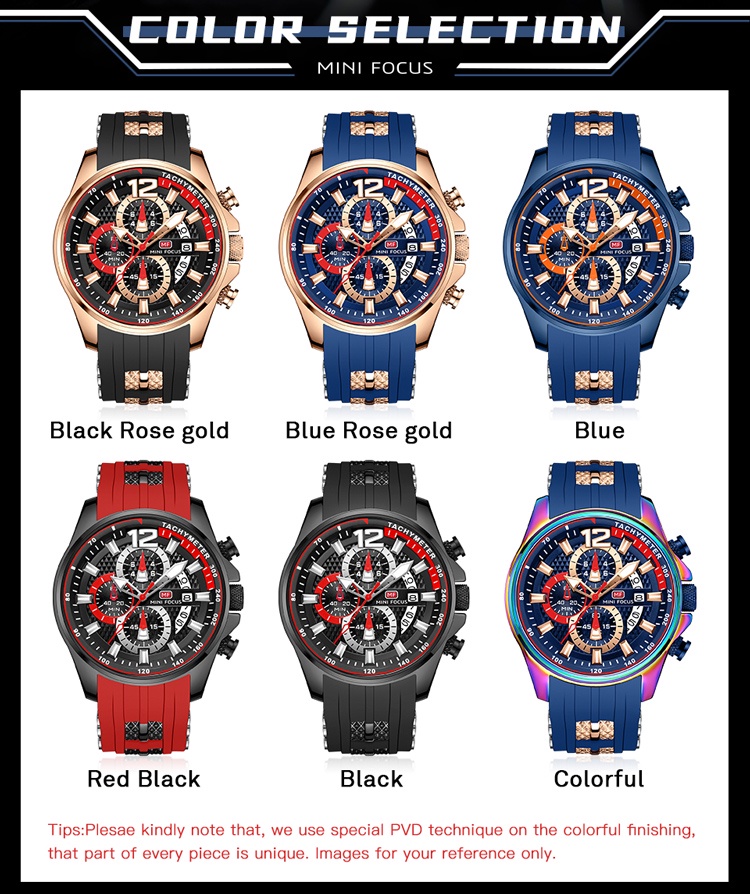 Mini FOCUS 0350 นาฬิกาข้อมือสปอร์ตแฟชั่น สายซิลิโคน เรืองแสง กันน้ํา สําหรับผู้ชาย | Shopee Thailand