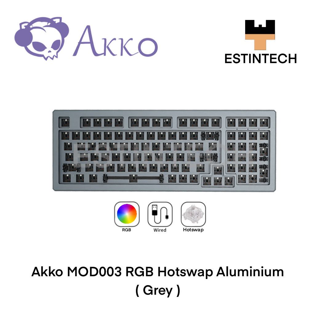 Custom Keyboard (คัสตอมคีย์บอร์ด) Akko MOD003 RGB Hotswap Aluminium ...