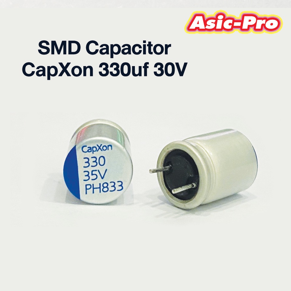 SMD Capacitor CapXon 330uf 30V อะไหล่ (พร้อมส่ง) | Shopee Thailand