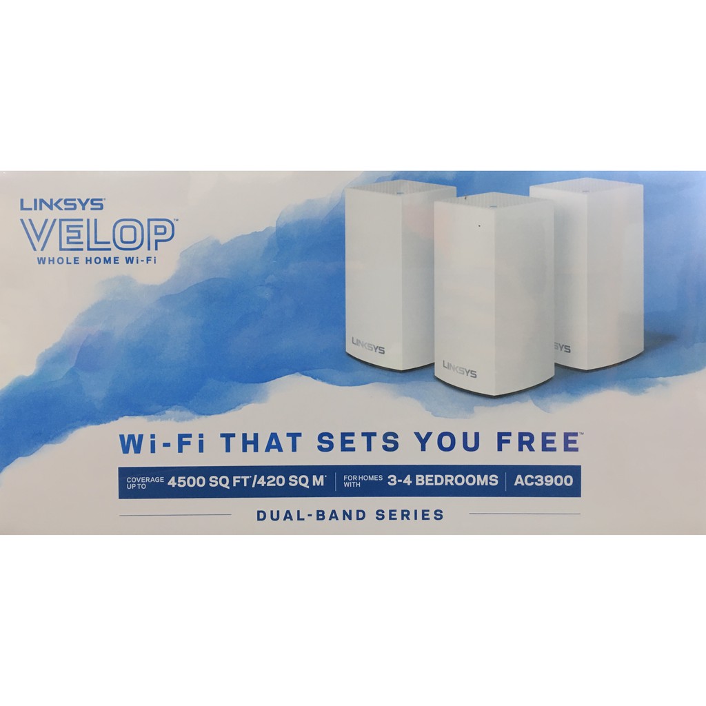 LINKSYS VELOP WHOLE HOME Wi-Fi DUAL-BAND SERIES AC3900 WHW0103-AH | Shopee Thailand