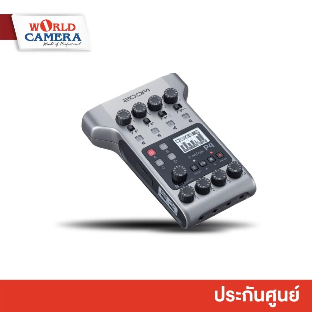 Zoom Pod Trak P4 Portable Multitrack Podcast Recorder | Shopee Thailand