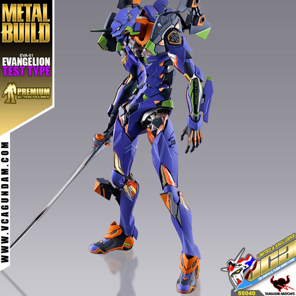 BANDAI TAMASHII NATIONS METAL BUILD EVA-01 EVANGELION TEST TYPE อีวานเก ...