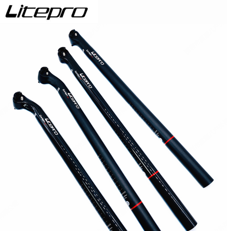 Litepro A68 ท่ออานจักรยาน คาร์บอนไฟเบอร์ 5/25 องศา 33.9*580 มม. 412 BMX ...
