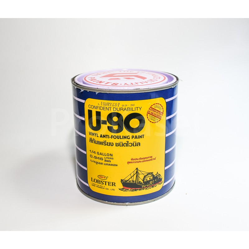 สุดยอดสีกันเพรียง สีกันเพรียงไวนิล U90 Anti-Fouling Paint U-90 ขนาด 0. ...