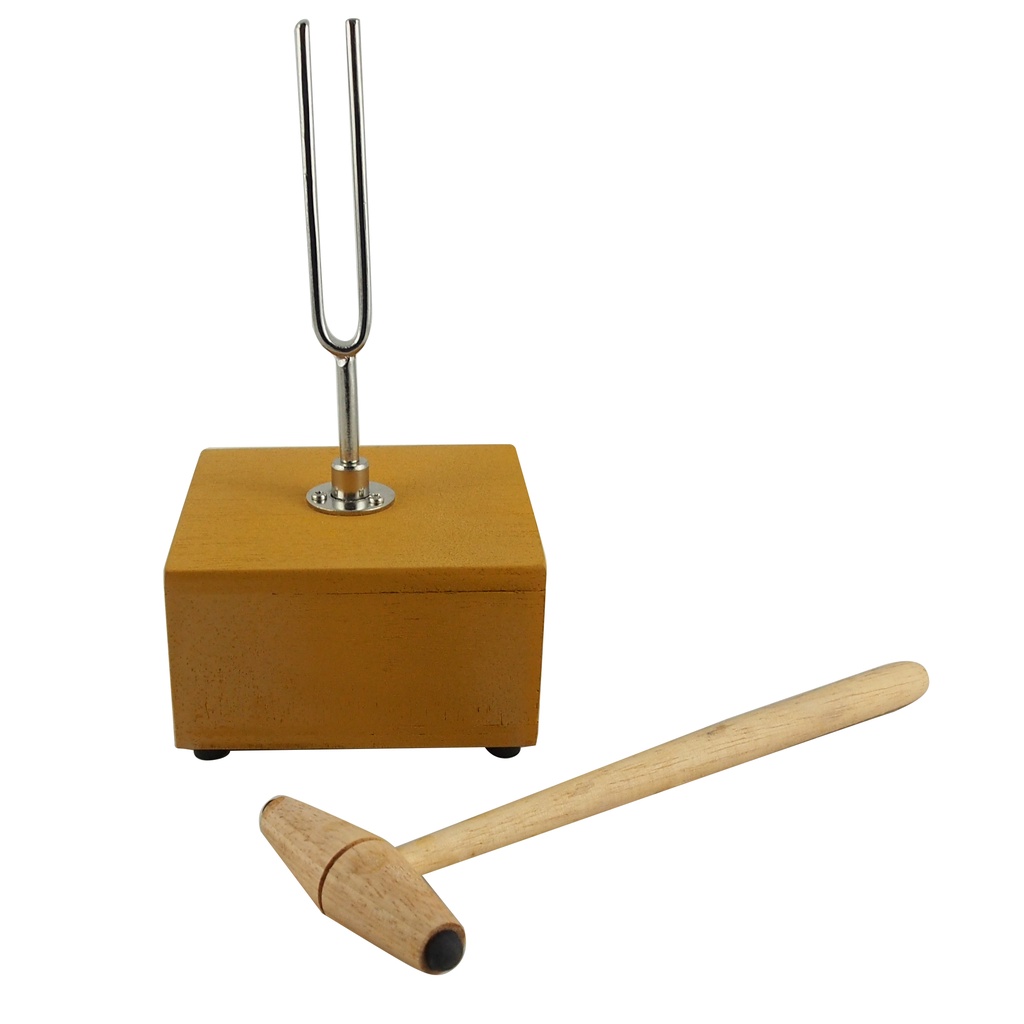 ส้อมเสียงพร้อมกล่องกำทอนและไม้เคาะ (Resonance Box with Tuning Fork and ...