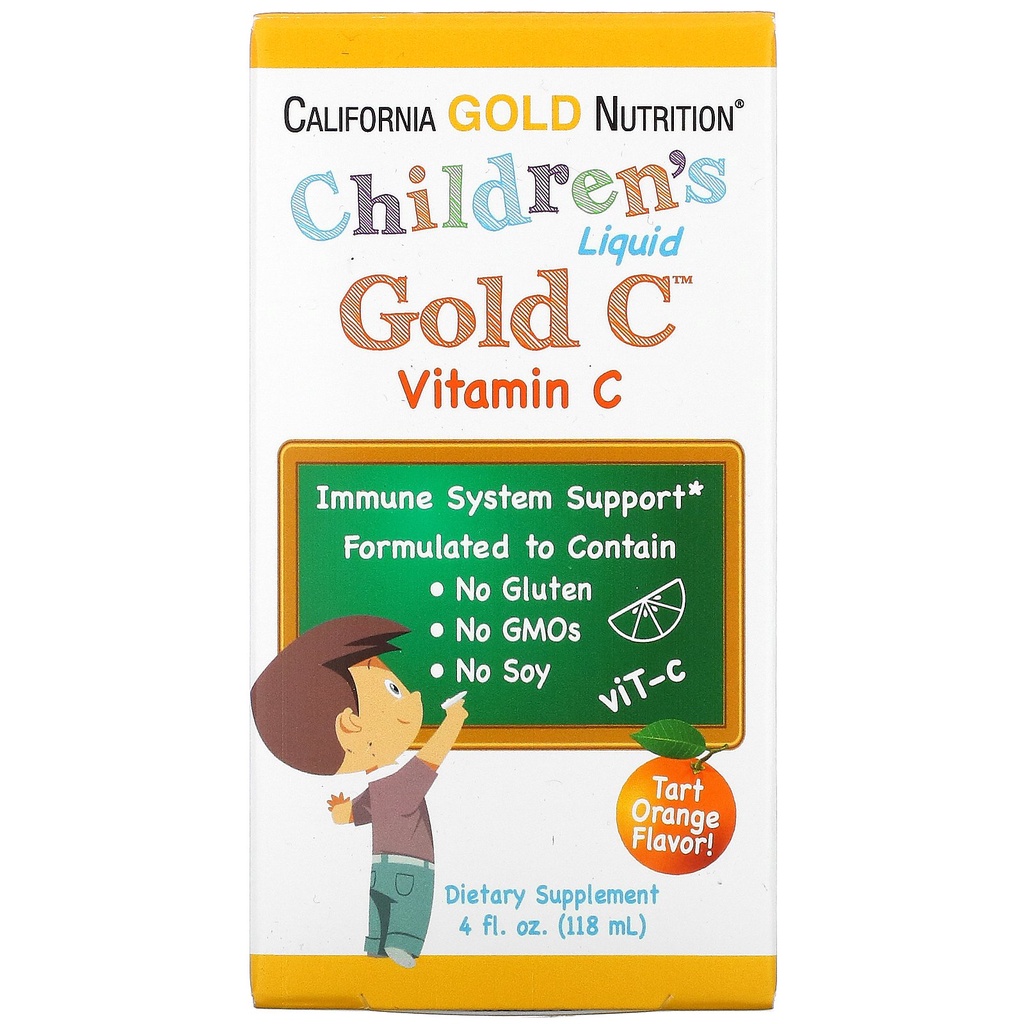 California Gold Nutrition,Children's Liquid Gold Vitamin C,USP Grade ...