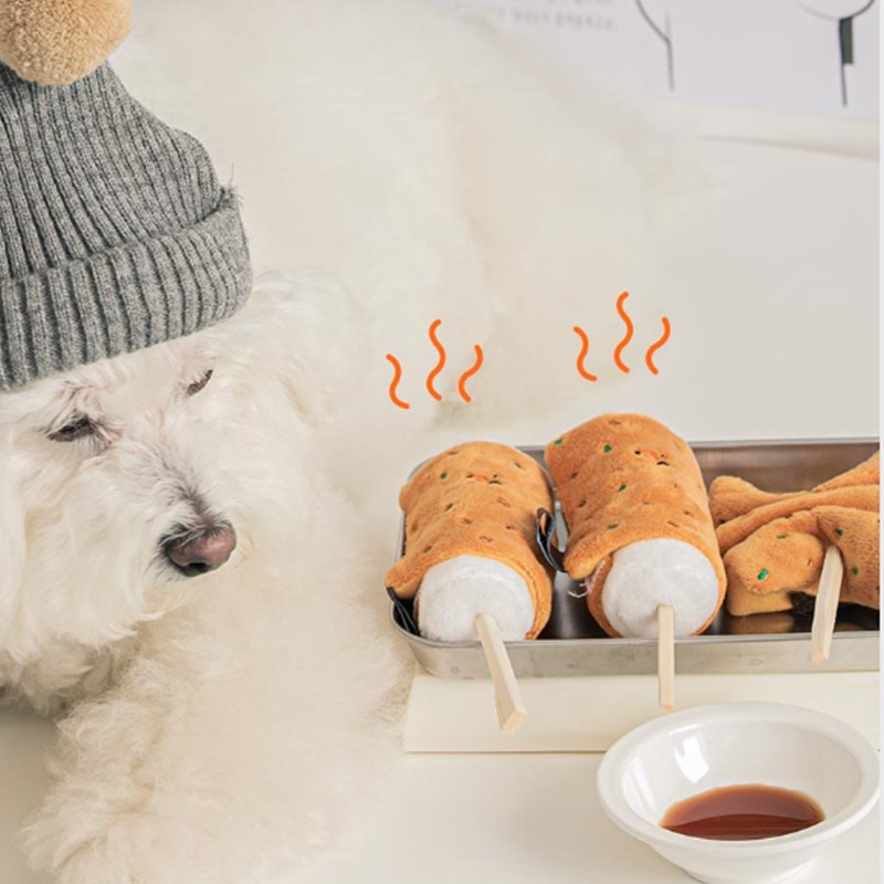 ของเล่นสุนัข ไบท์มี Rice Cake Fish Cake Roll ของเล่นโนสเวิร์ค | Shopee ...