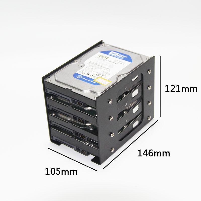 อลูมิเนียม 3.5 HDD Hard Disk bracket DIY Hard Disk Box Hard Disk ...